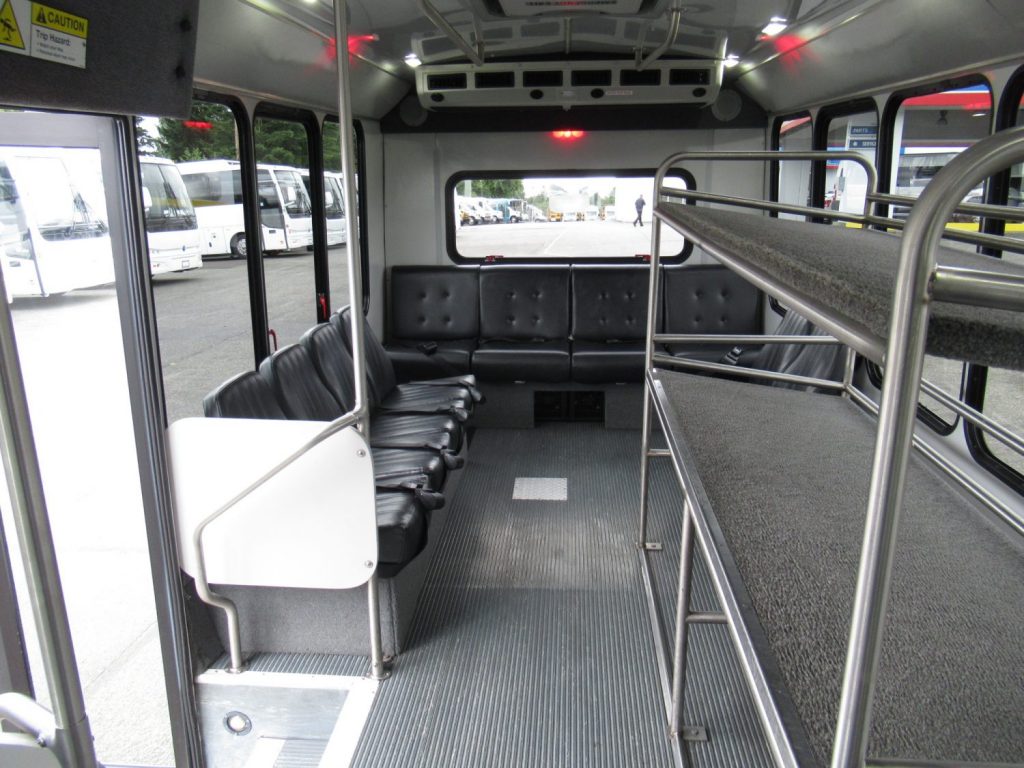 2015 Ford Eldorado Aerotech 14 Passenger Interior Luggage Shuttle Bus ...