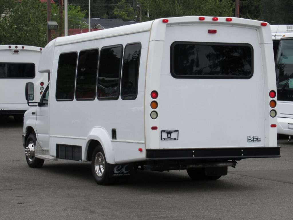 2012 Ford Elkhart 12 Passenger + 2 Wheelchair Shuttle Bus - S94366 ...