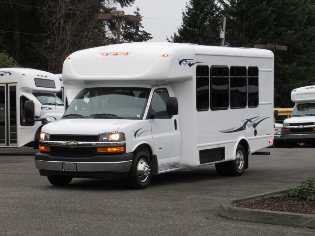 2020 Chevrolet Allstar 14 Passenger + Rear Luggage Shuttle Bus - S14323 ...