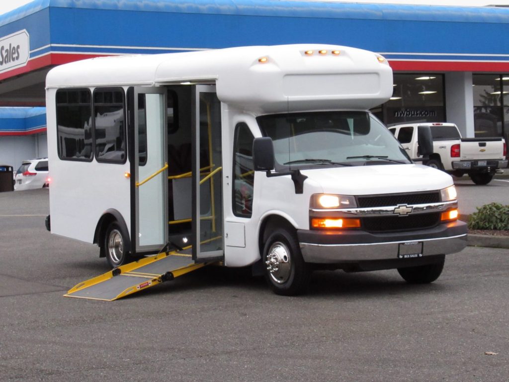 2008 Chevy Arboc Sprit of Freedom 14 Passenger ADA Shuttle Bus – S17636 ...