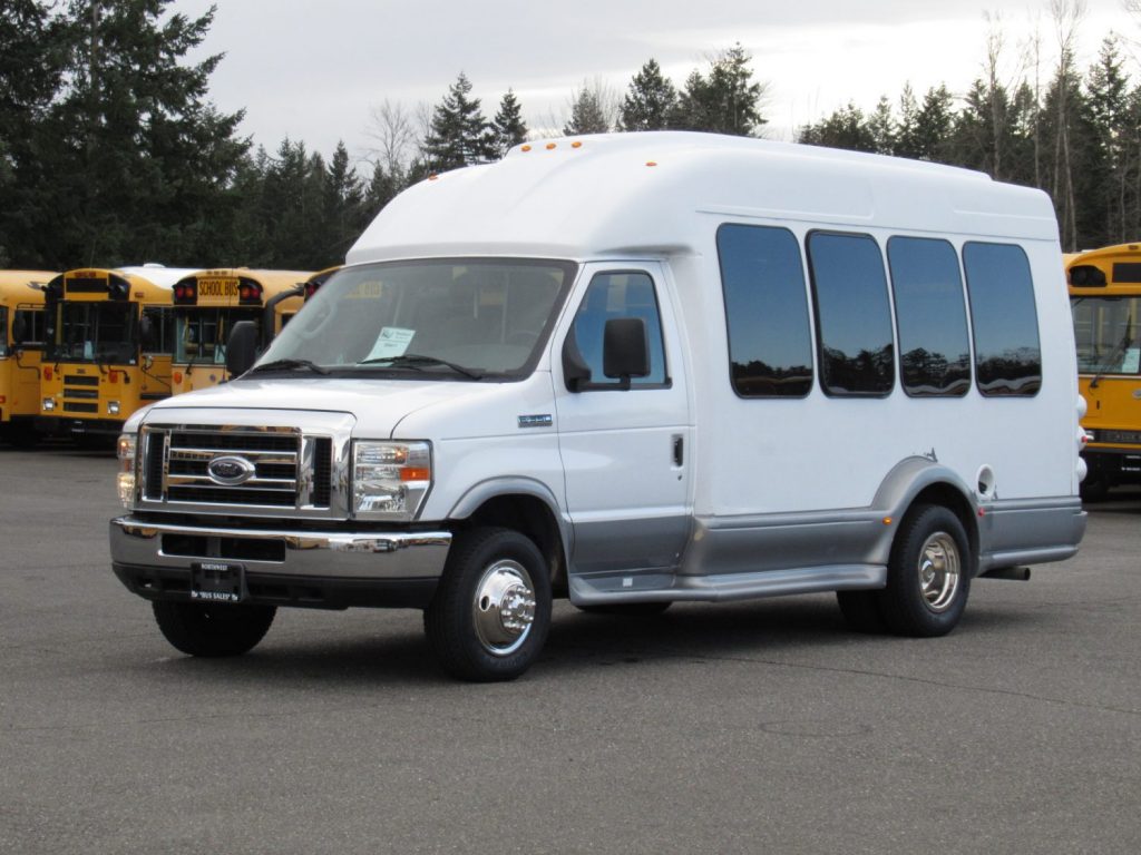 2008 Ford Turtle Top Van Terra 11 Passenger Shuttle Bus - S96411 ...