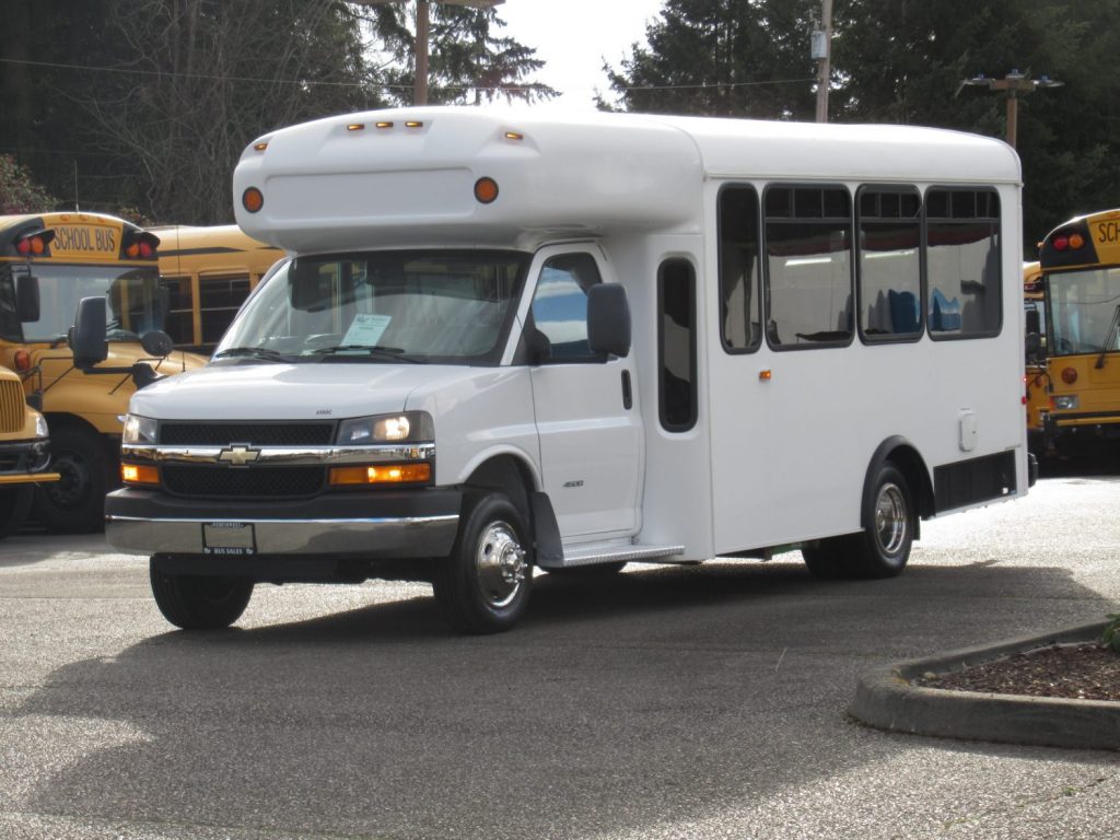 2012 Chevy Arboc Sprit of Mobility 10 Passenger ADA Shuttle Bus ...