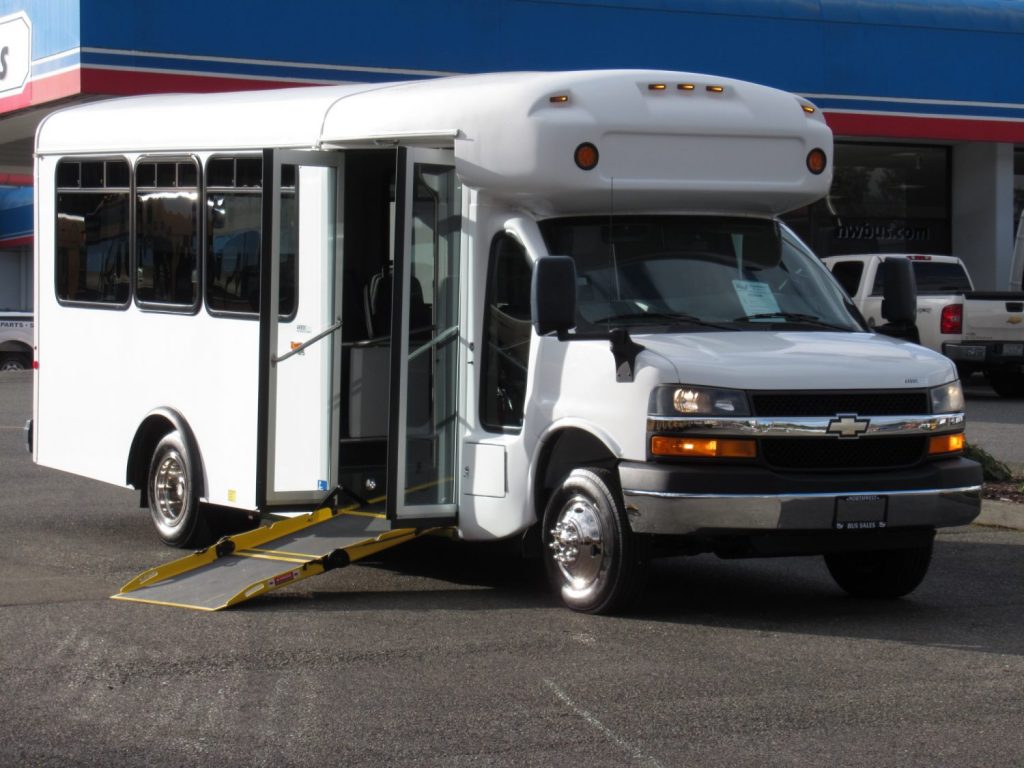 2012 Chevy Arboc Sprit of Mobility 10 Passenger ADA Shuttle Bus ...