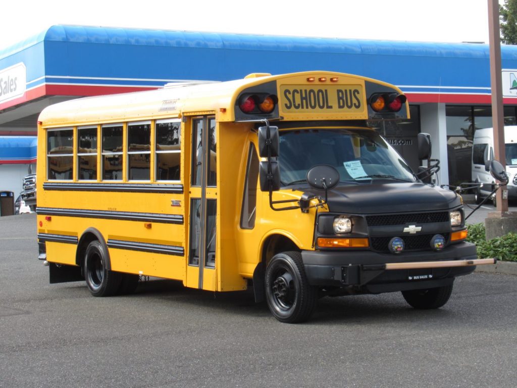 2012 Chevrolet Thomas 4x4 24 Passenger 4 Wheel Drive School Bus ...