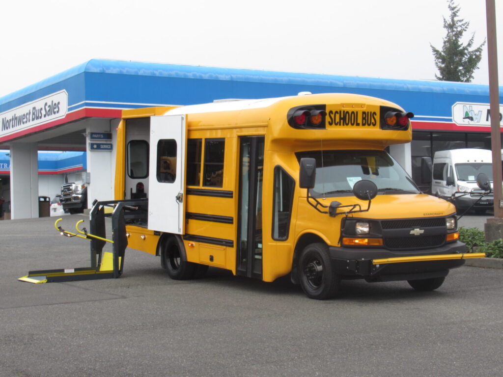 2012 Chevrolet Starcraft Quest 6 Passenger + 1 Wheelchair School Bus ...