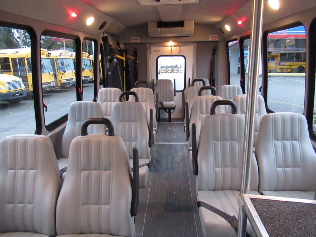 2017 Ford Elkhart 14 Passenger ADA + Interior Luggage Shuttle Bus ...