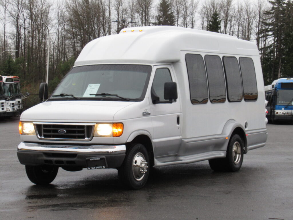 2006 Ford E-350 Turtle Top Van Terra 13 Passenger Shuttle Bus - S24248 ...