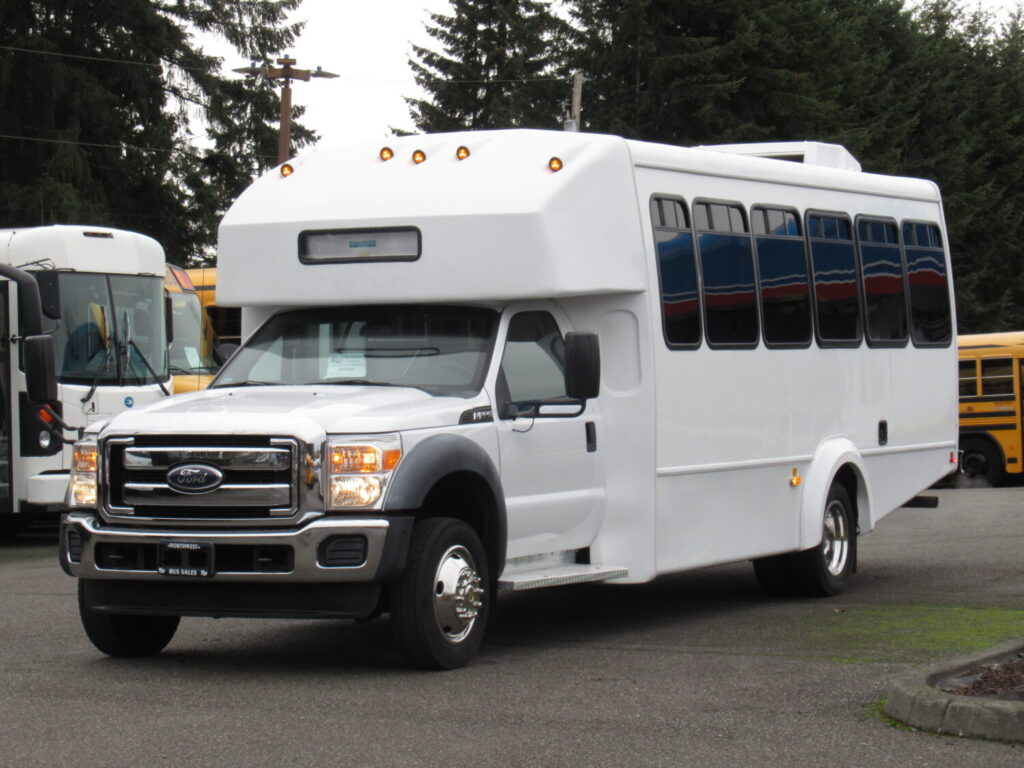 2012 Ford F550 Goshen G-FORCE 24 Passenger ADA Shuttle Bus - S33855 ...