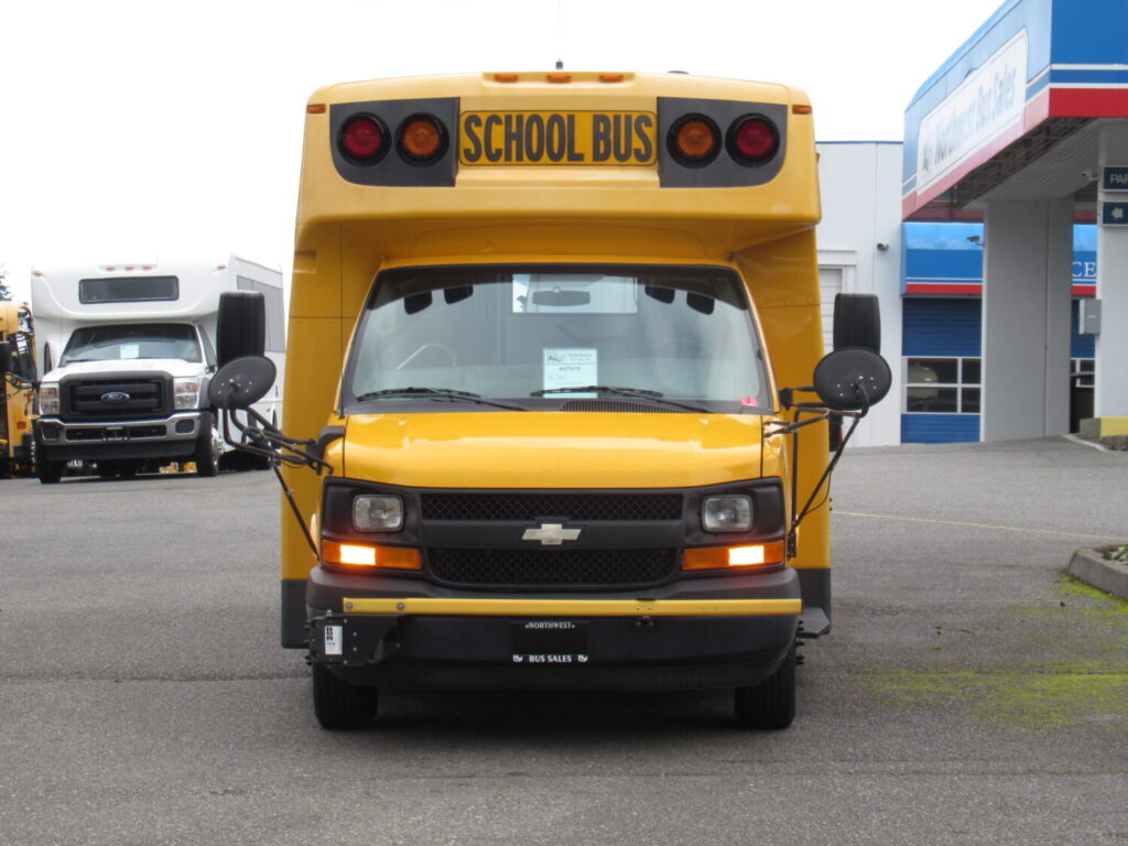 2011 Chevrolet Girardin 12 Passenger + 1 Wheelchair Type-A School Bus ...