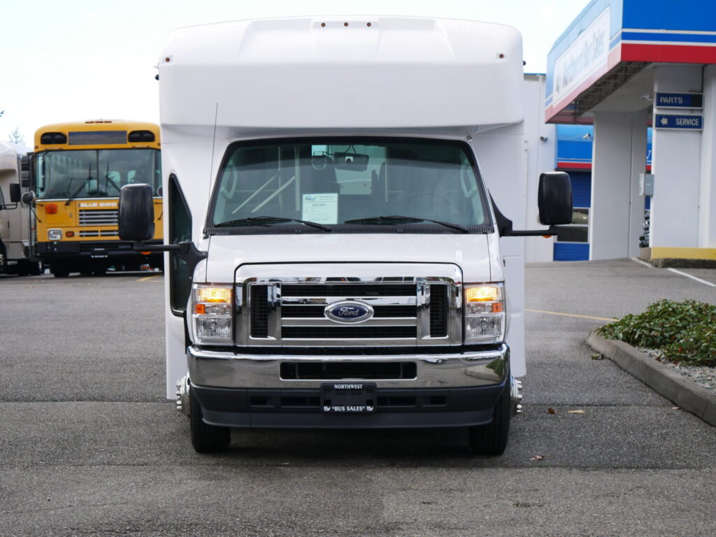 2021 Ford Turtle Top Terra Transit 14 Passenger ADA Shuttle Bus ...