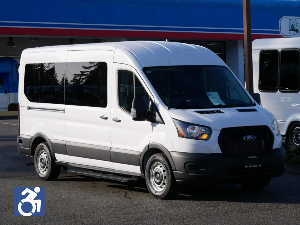 2024 Ford Transit AWD Prime Time Med-Transit 9 Passenger ADA Van ...