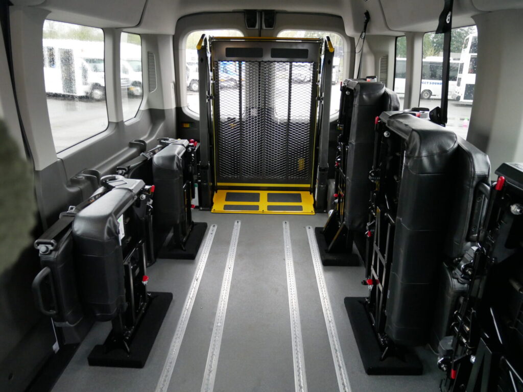 New 2025 Ford Transit Prime-Time 9 Passenger ADA Van - S02221 ...