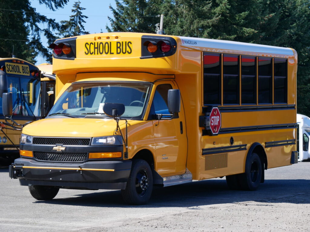 2024 Chevrolet Magellan 24 Passenger + 1 Wheelchair ADA School Bus ...