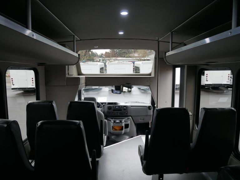 New 2026 Ford Turtle Top Terra Transit 14 Rear Luggage Shuttle Bus ...