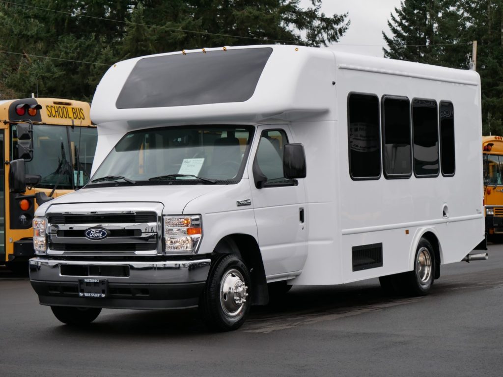 New 2026 Ford Turtle Top Terra Transit 14 Rear Luggage Shuttle Bus ...