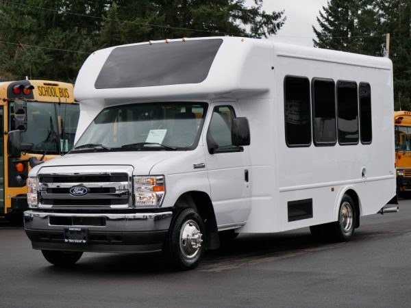 New 2026 Ford Turtle Top Terra Transit 14 Rear Luggage Shuttle Bus ...