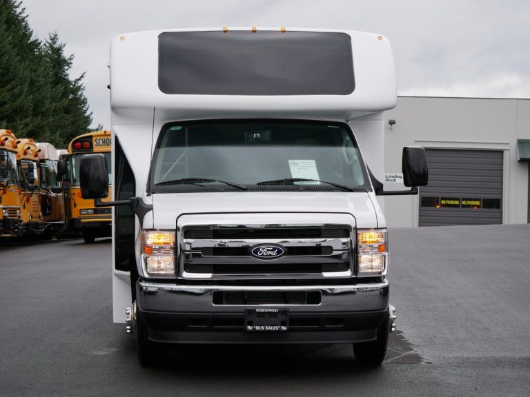 New 2026 Ford Turtle Top Terra Transit 14 Rear Luggage Shuttle Bus ...