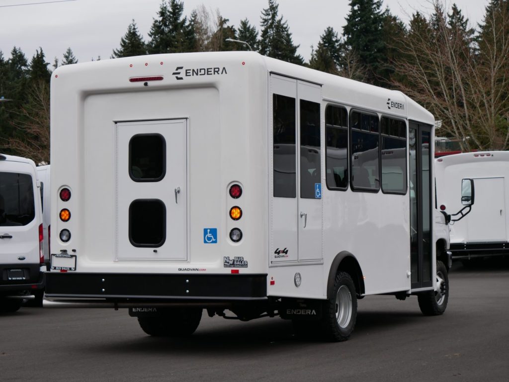 New 4X4 2026 Ford Endera 14 Passenger ADA Shuttle Bus - Order Now ...